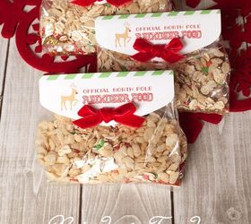 Receta de comida de renos y etiqueta imprimible gratuita | Hometalk