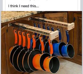 Under The Counter Pull Out Pots And Pans Rack | Hometalk
