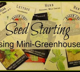 Seed Starting Using Mini-Greenhouses | Hometalk