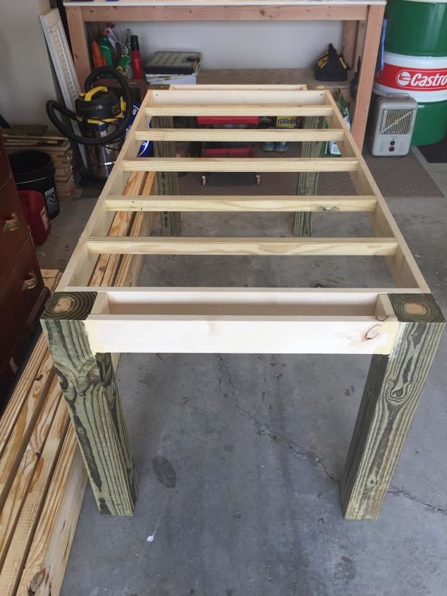 How To Make Your Own Farmhouse Table Hometalk how-to-make-your-own-farmhouse-table-hometalk