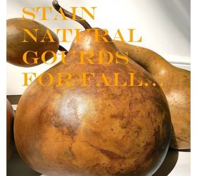 How to Stain Natural Gourds for Fall | Hometalk