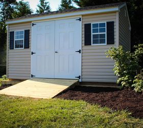 How to Build a Shed Ramp | Hometalk