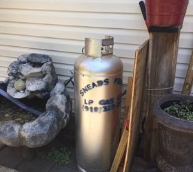 Would like to build some kind of a screen to hide the propane tank ...
