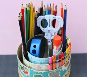 Caja de material escolar | Hometalk