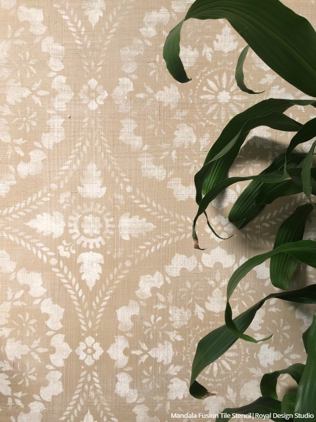 DIY Stencil Tutorial Paint A Linen Fabric Wall Finish Hometalk diy-stencil-tutorial-paint-a-linen-fabric-wall-finish-hometalk