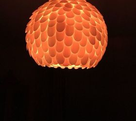 DIY Plastic Spoon Lamp | Hometalk