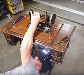 Industrial Wall Sconce Repurposed Sewing Machine Edison Lamp | Hometalk