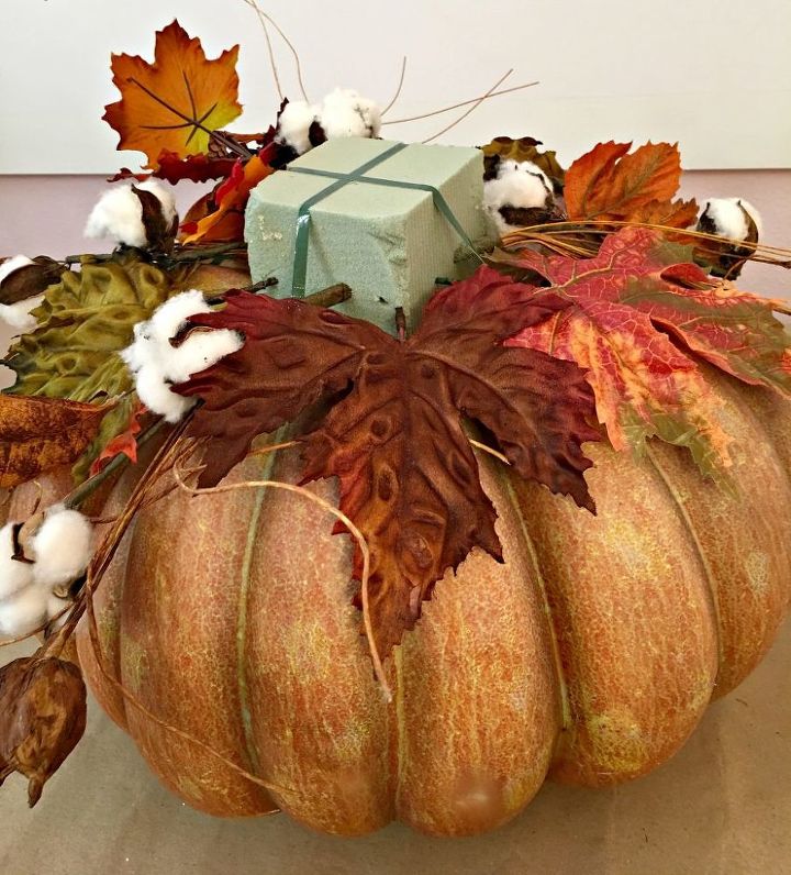 Pumpkin Arrangement For Fall Hometalk pumpkin-arrangement-for-fall-hometalk