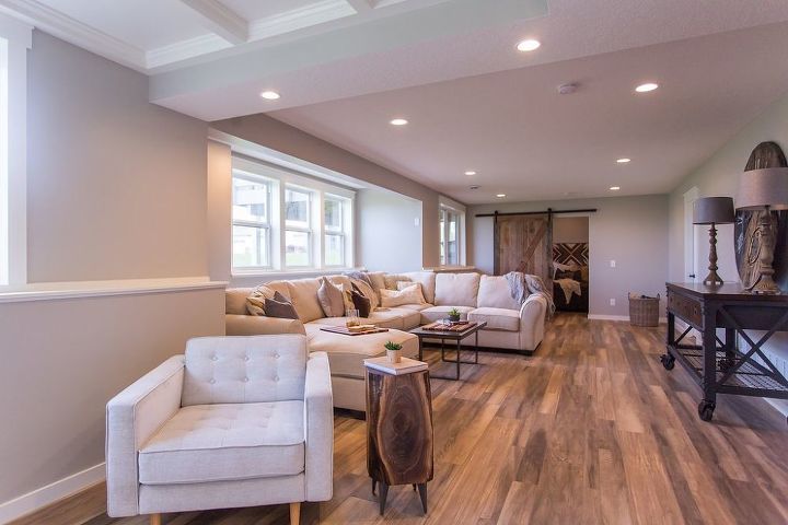 Modern Farmhouse Basement Before & After | Hometalk Modern Farmhouse Basement Before & After | Hometalk