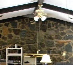 Whitewashing a Rock Wall in Our Old House | Hometalk