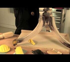 How can I sand round table legs? | Hometalk