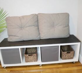 How to Build an IKEA KALLAX Storage Bench DIY Hometalk