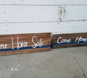 How to Make a Thin Blue Line Sign DIY | Hometalk