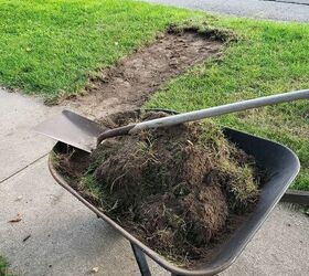 How We Made a Simple DIY Walkway For Our Cute Bicycle Mailbox | Hometalk