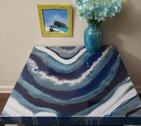 How to Make a Side Table Geode DIY | Hometalk