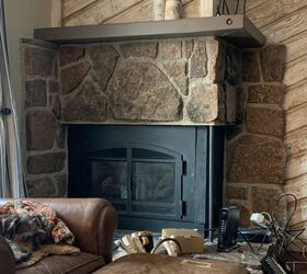 Cómo pintar una chimenea de roca DIY | Hometalk