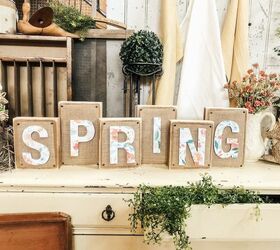 How to Make DIY Spring Blocks | Hometalk