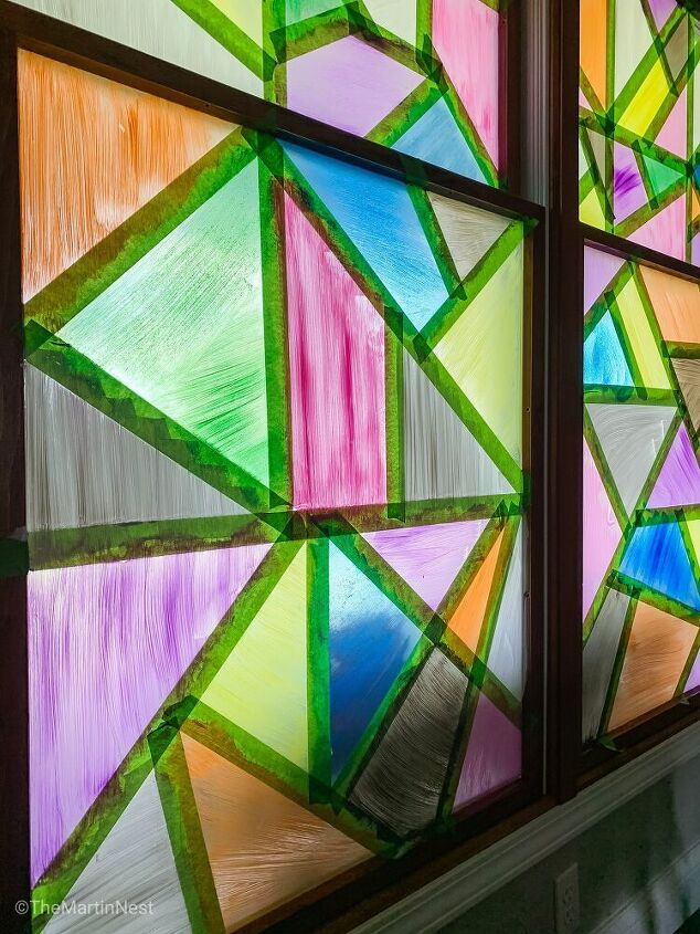 How To Make Faux Stained Glass Window Art Diy Hometalk