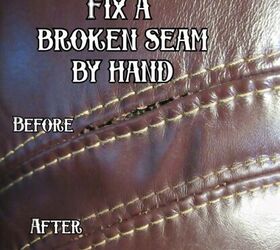 Repairing a ripped seam in leather couch? | Hometalk