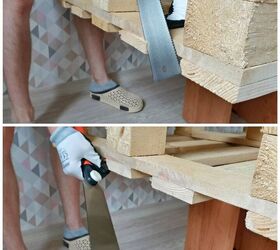 Very Simple Bed Frame From Pallets | Hometalk