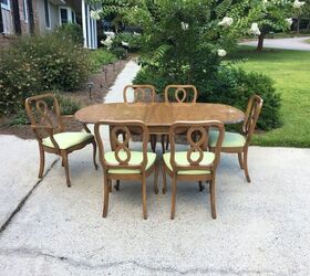 Thrift Store Dining Set Makeover Idea on a Budget | Hometalk
