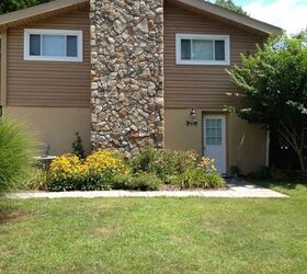 What's the best way to cover an exposed foundation wall? | Hometalk