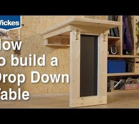 How to build a hinged wall folding table? | Hometalk