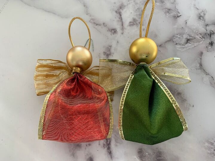 How To Make Diy Ribbon Angel Christmas Ornaments In A Few Easy Steps