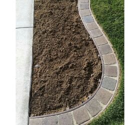 How to transition grass to rock in side yard? | Hometalk