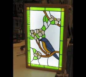 How to evenly backlight circular stained glass window hanging? | Hometalk