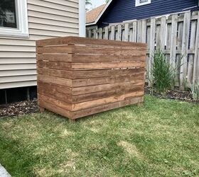 Mid-Century Fence AC Shield | Hometalk