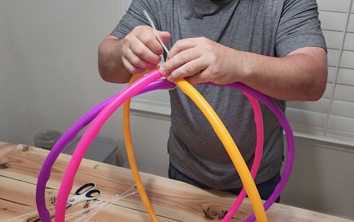 How To Make A Fun Hula Hoop Pumpkin That Can Light Up Hometalk