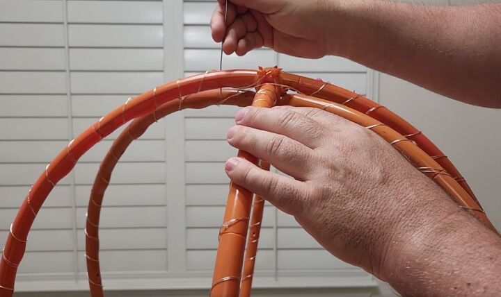 How To Make A Fun Hula Hoop Pumpkin That Can Light Up Hometalk