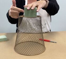 How to Turn a Trash Can Into a Pretty Fall-Inspired Centerpiece | Hometalk