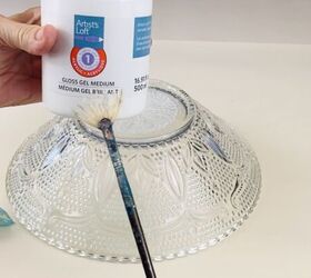 Here's how to reverse decoupage glass bowls into decorative showpieces ...
