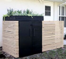 Ideas for hiding a whole house generator sitting 8 feet from house ...