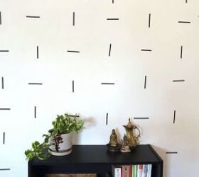 5 Quick, Easy & Renter-Friendly Washi Tape Accent Wall Ideas | Hometalk