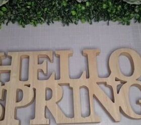 Decoupage Súper Fácil Letrero Primavera Palabra Abeja | Hometalk