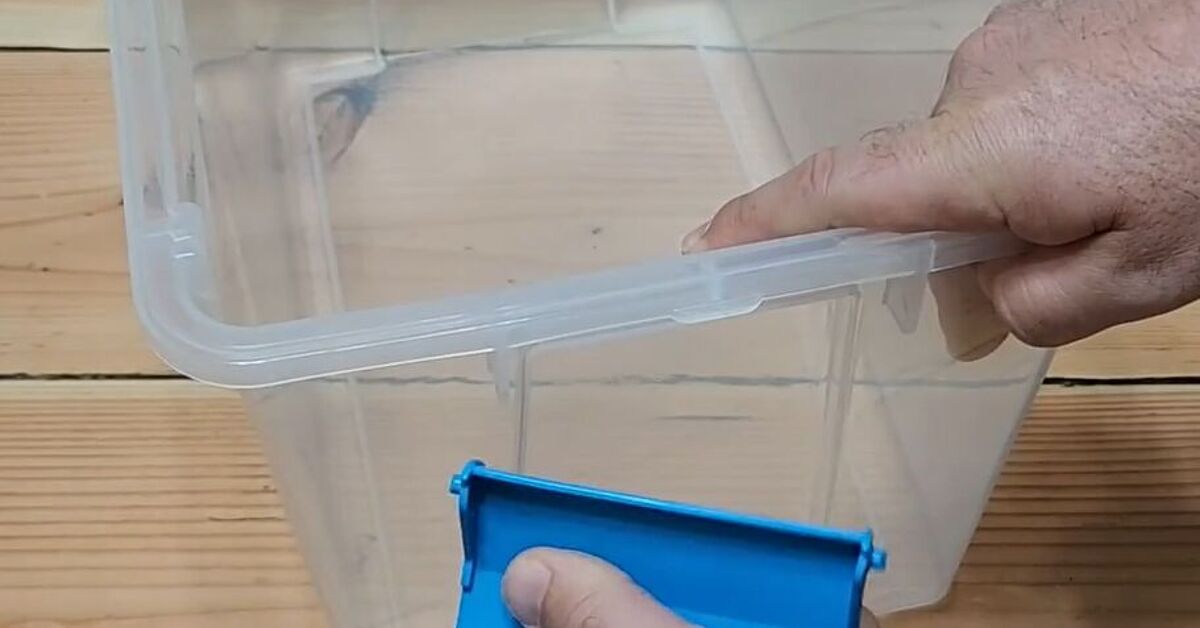 3 Easy Steps To A Stylish Diy Plastic Storage Bin Makeover Hometalk