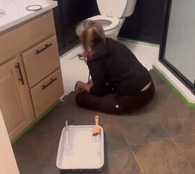 How to Paint Floor Tiles With the Rust-Oleum Floor Paint Kit | Hometalk