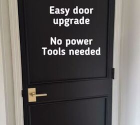 How to Do an Easy DIY Door Upgrade With PVC Base Cap Molding | Hometalk