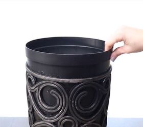 How to Make a Decorative Trash Can Planter in Minutes | Hometalk