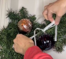 Entryway Decor: How to Make a Festive Tension Rod Christmas Arch | Hometalk