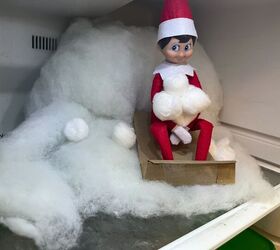 A Frosty Adventure: Elf on the Shelf in the Fridge Idea | Hometalk