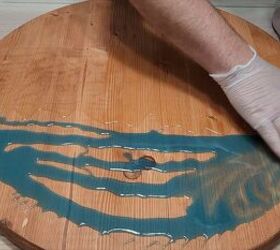 How to Make a Beach-Style Round Epoxy Coffee Table | Hometalk