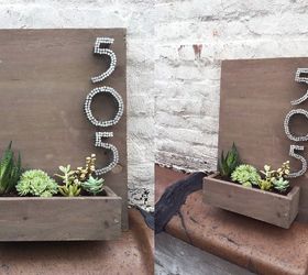 DIY House Number Planter Box | Hometalk