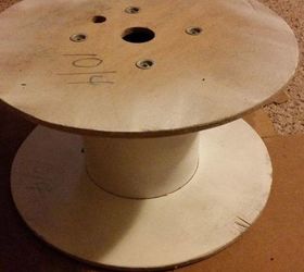 DIY Cable Spool Ottoman Stool | Hometalk