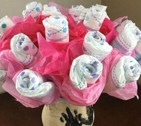 6 Unique Diaper DIY Displays That Aren't Cakes | Hometalk