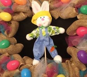 How to Make a Cute Easter Wreath with Burlap From Walmart | Hometalk