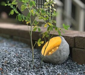 How to DIY a Concrete Rock Solar Light and Illuminate Your Yard | Hometalk